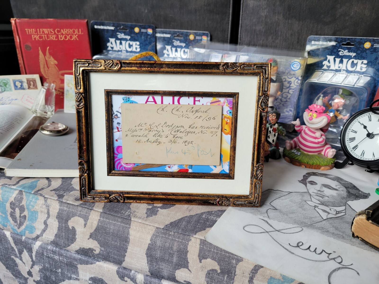 RARE LEWIS CARROLL Autograph - Charles L. Dodgson - Alice in Wonderland ...