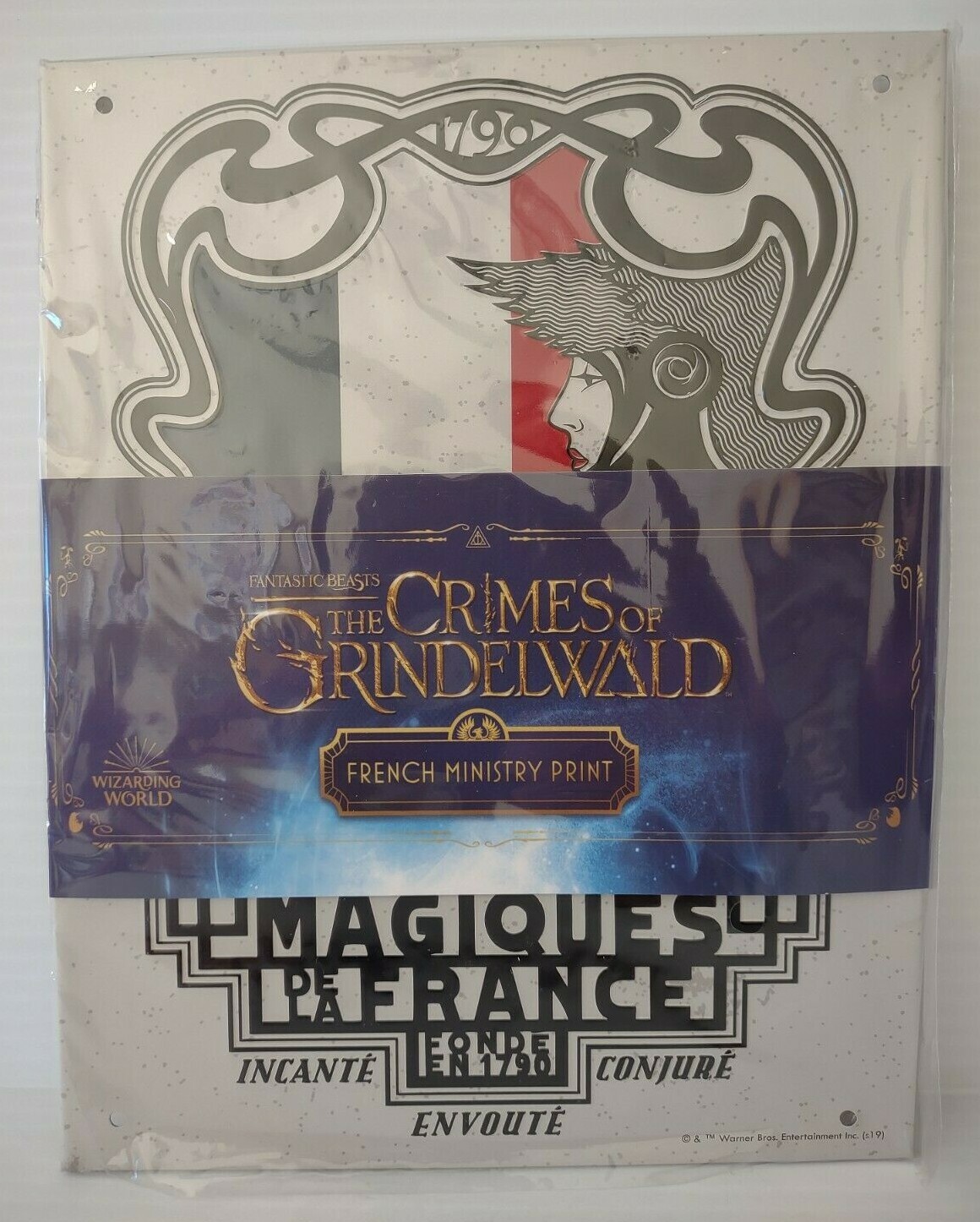 The Crimes of Grindelwald Metal Sign Appr 8 X 6 1/4 Loot Crate | eBay