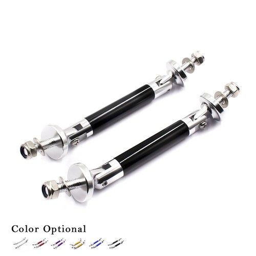 2pcs Adjustable Front Bumper Lip Splitter Spoiler Strut Rod Tie Support ...