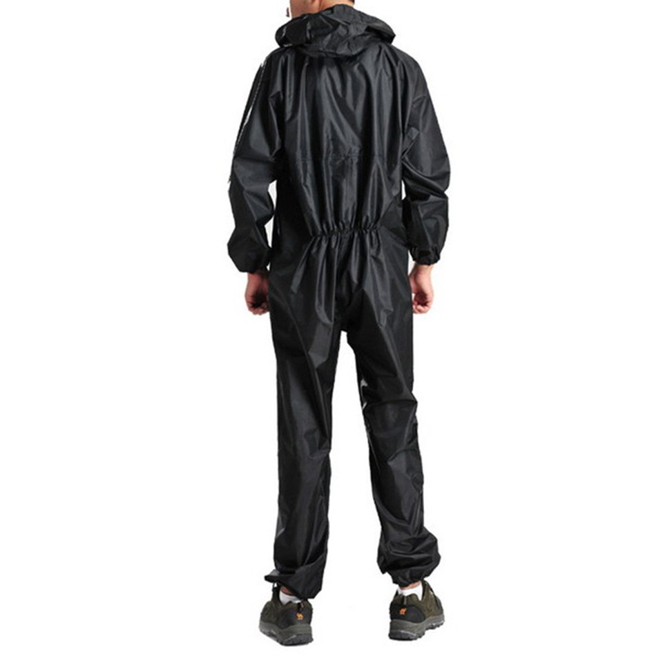 Men Work One-Piece Motorcycle Waterproof Raincoat Overalls Rain Suit ...