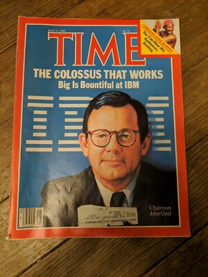 TIME MAGAZINE JULY 11 1983 IBM COMPUTER THE COLOSSUS THAT WORKS BIG IS ...