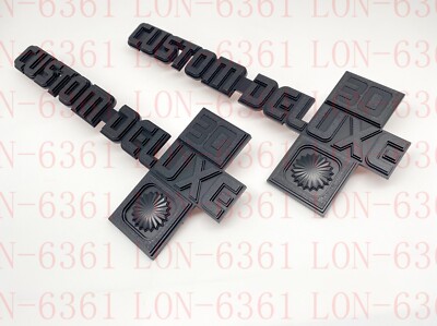 for Chevrolet Custom Deluxe 30 Badge Emblem Insert Set Badge Ornament ...
