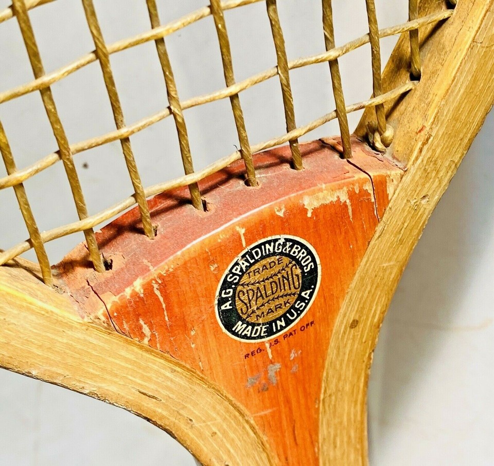 Spalding "Geneva" Antique Youth Tennis Racquet - c1905 - incised "RALPH ...