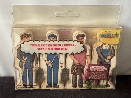 Set Of 4 Workmen 1992 Thomas The Tank Engine & Friends Wooden Railway ...