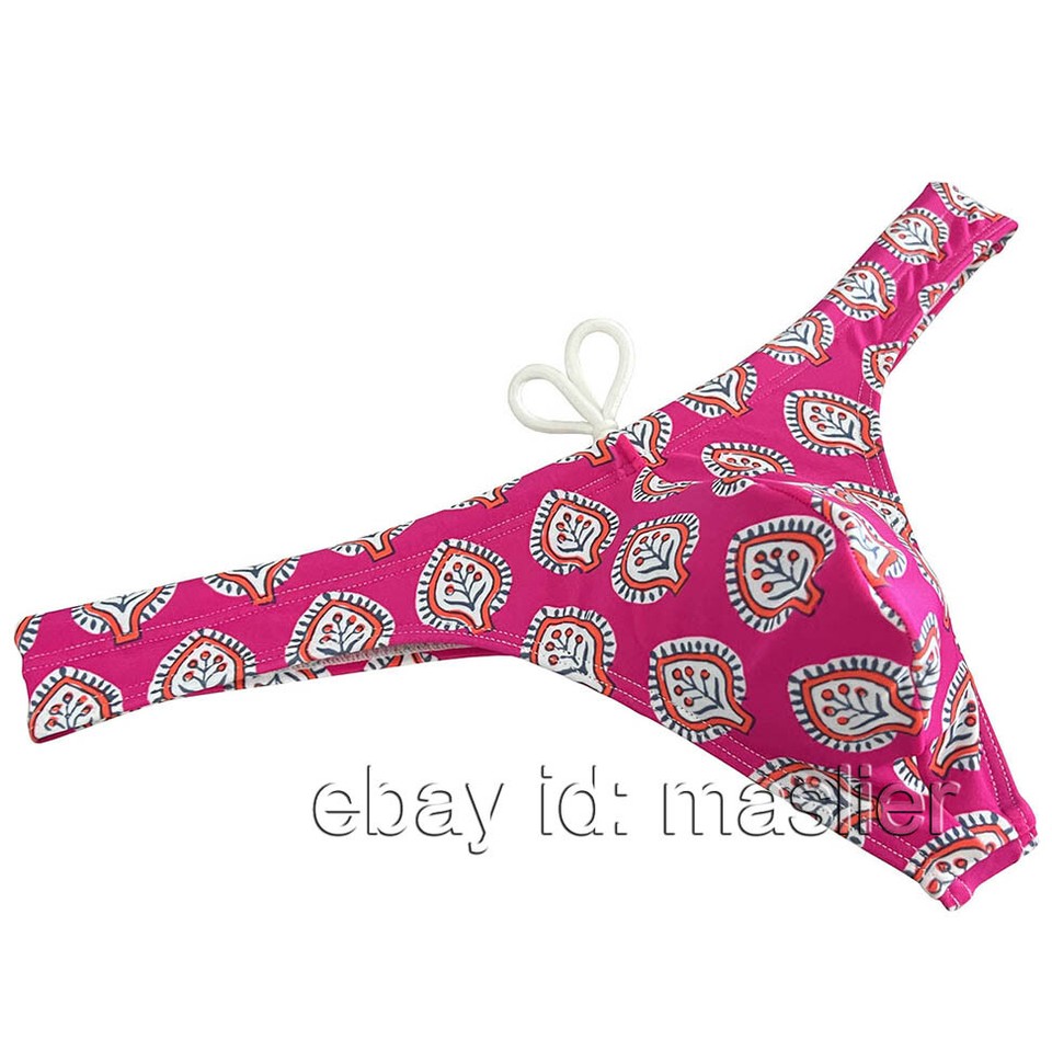 Men's Bikini Swimwear Drawstring Swimsuit Pouch Swim Thong Surfboard ...