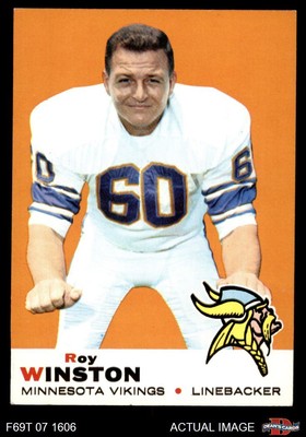 1969 Topps #82 Roy Winston Vikings LSU 7 - NM F69T 07 1606 | eBay