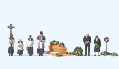 Presier Catholic Funeral Scene (6) Figure Set new and unopened Loc 4 ...