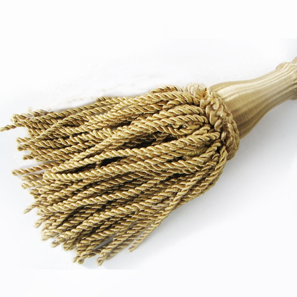 Lovely Vintage Gold Rope Curtain or Drapery Tassel Tie-Back, 30" Long ...