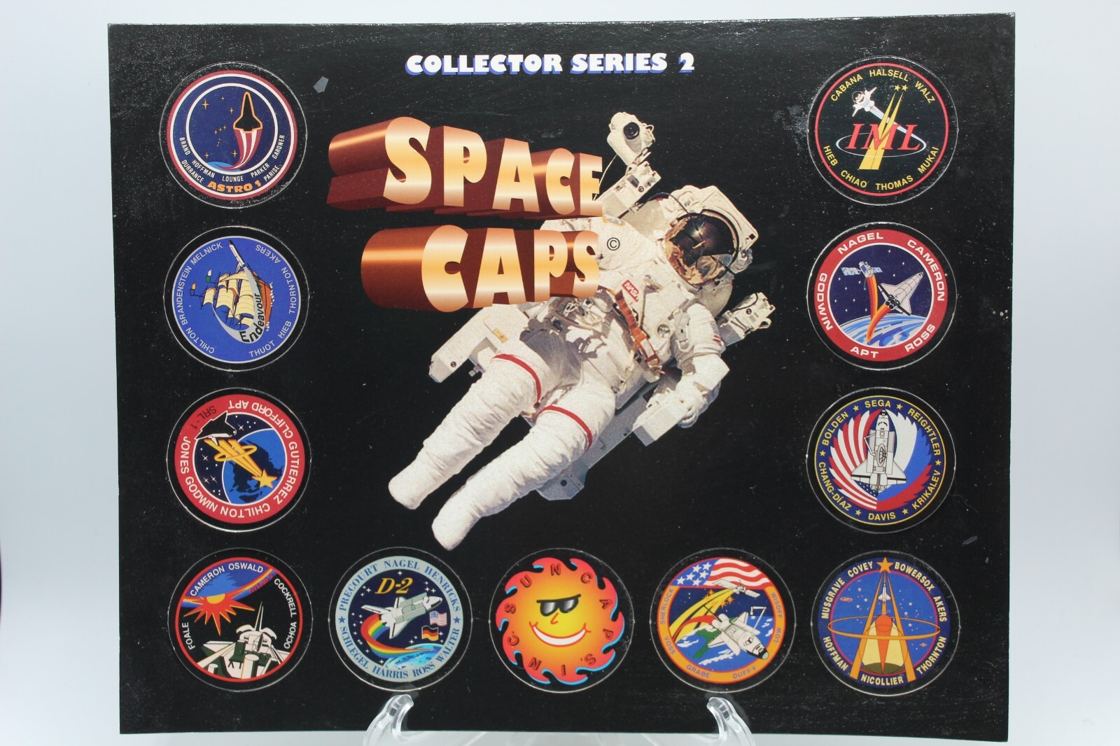 SPACE CAPS COLLECTOR SERIES 2 POG SET 1995 NASA SPACE SHUTTLES | eBay