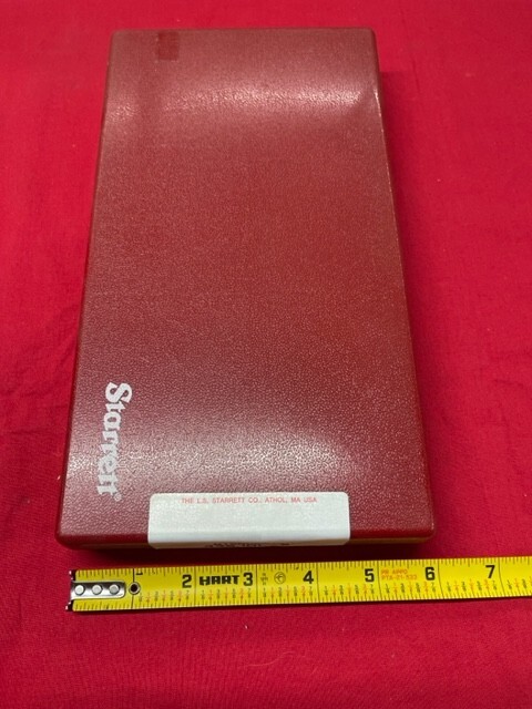 Starrett PT28266 Plastic Case with Foam Insert for 5" Micrometers IN ...