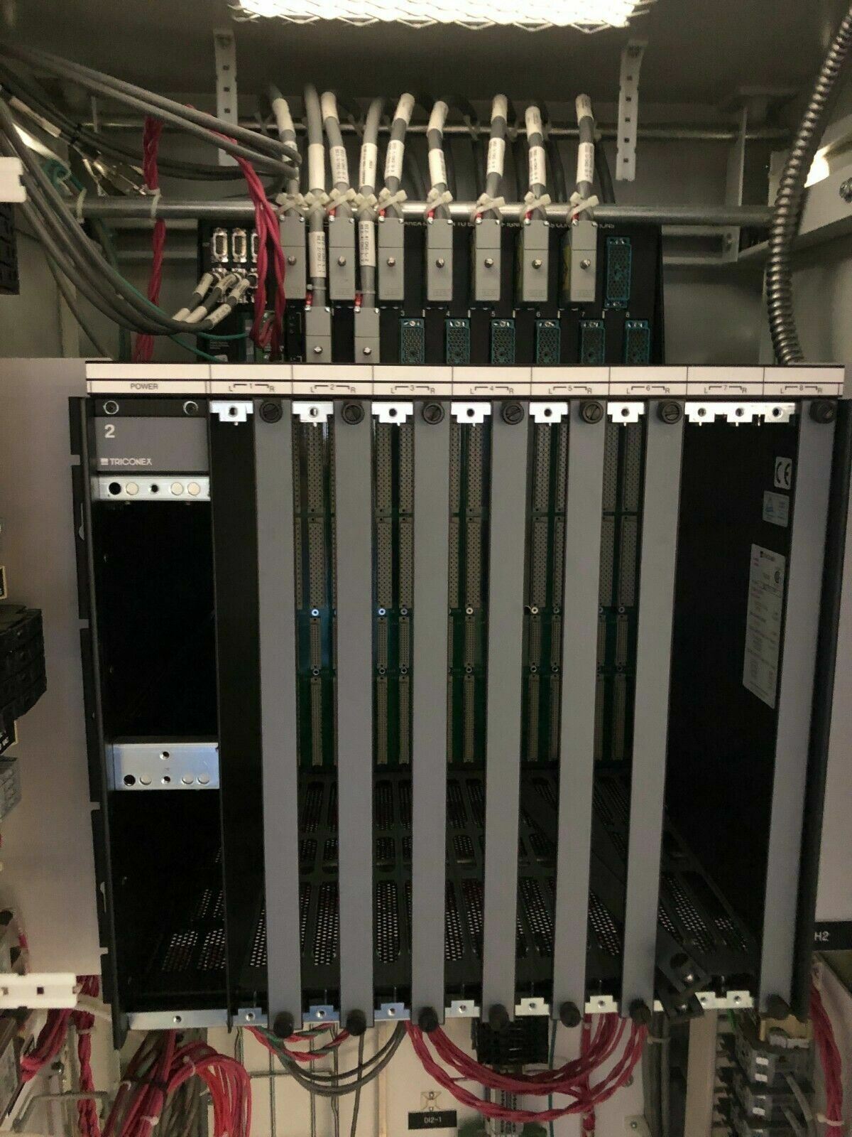 TRICONEX TRICON SAFETY SYSTEM RACK .. NO MODULES | eBay