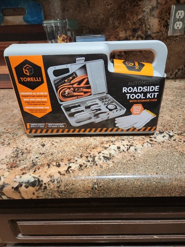 Torelli Tools Automotive Roadside Tool Kit W/ Storage Case New 30 ...