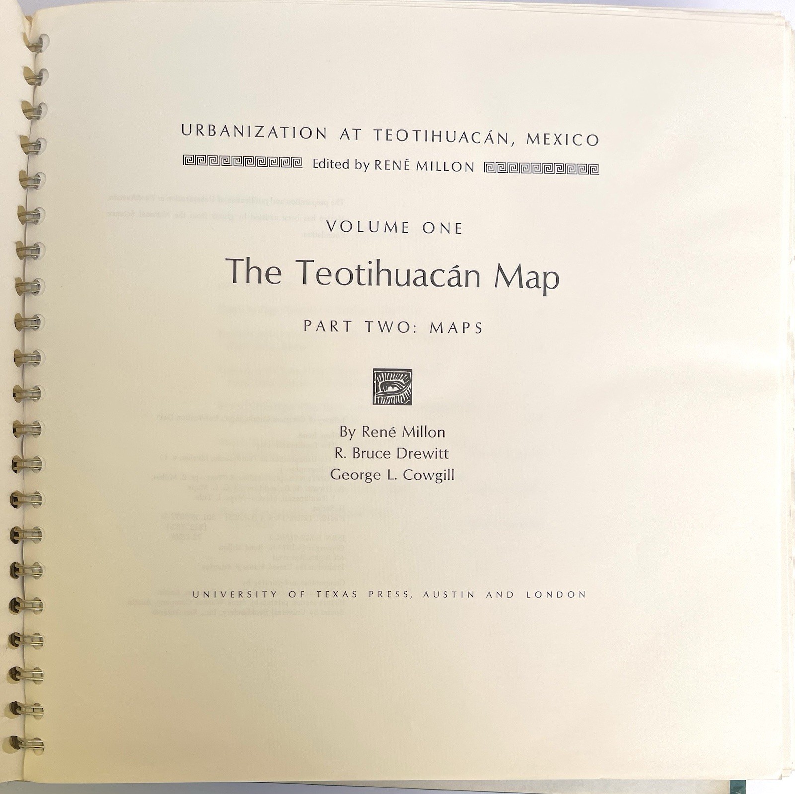 René Millon Urbanization Teotihuacan Mexico Teotihuacán Map ...