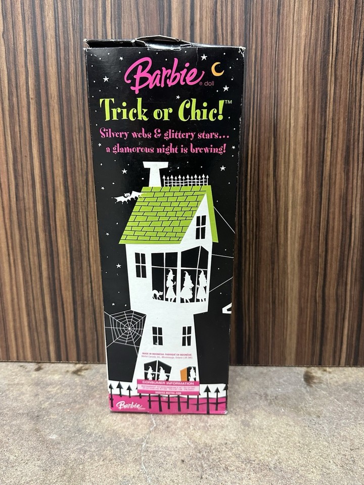 Barbie Doll 2008 Trick Or Chic Halloween M3539 Mattel Blonde Orange Black Witch | eBay