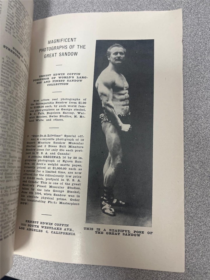 IRONMAN bodybuilding muscle fitness magazine JOHN GRIMEK Vol. 6 No. 6 ...