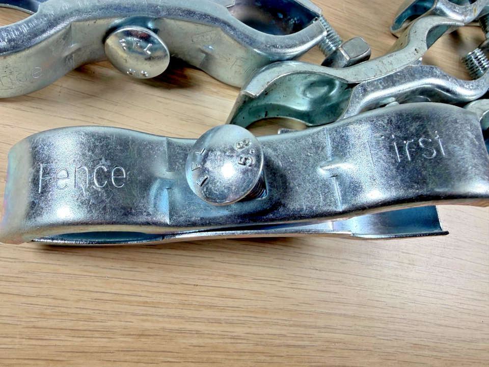 10 X New Heras Fence Panel Clips - FENCE JOINT JOINER CLAMP | eBay UK