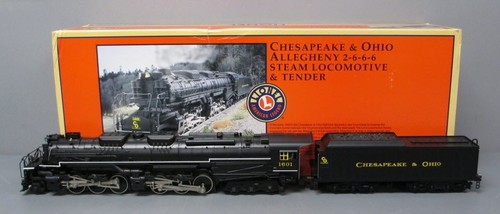 Lionel 6-28011 O Gauge C&O 2-6-6-6 H6 Allegheny Steam Loco & Tender ...