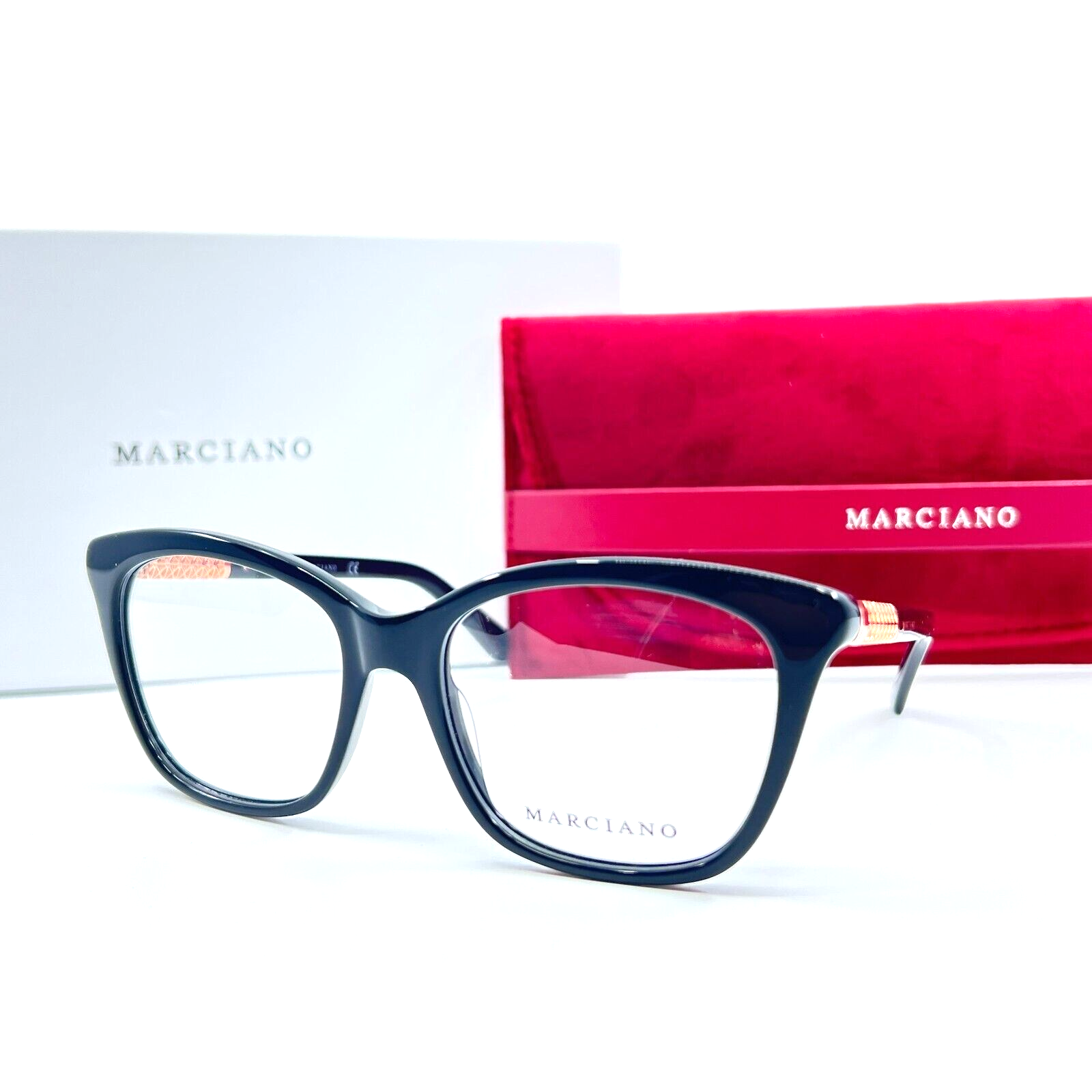 Marciano By Guess Eyeglasses GM0360 001 Black Square Womens Frame 53 ...