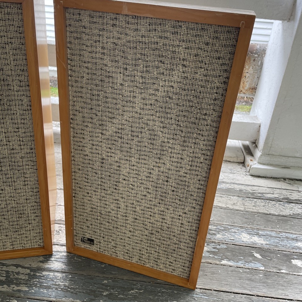 JENSEN TF-3 3 WAY 4-SPEAKER SYSTEM C7035 10” Woofer BLOND TESTED RARE ...