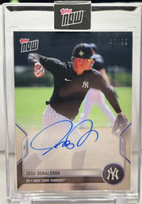 Josh Donaldson 2022 Topps Now MLB Opening Day Autograph Auto #'d 42/99 ...