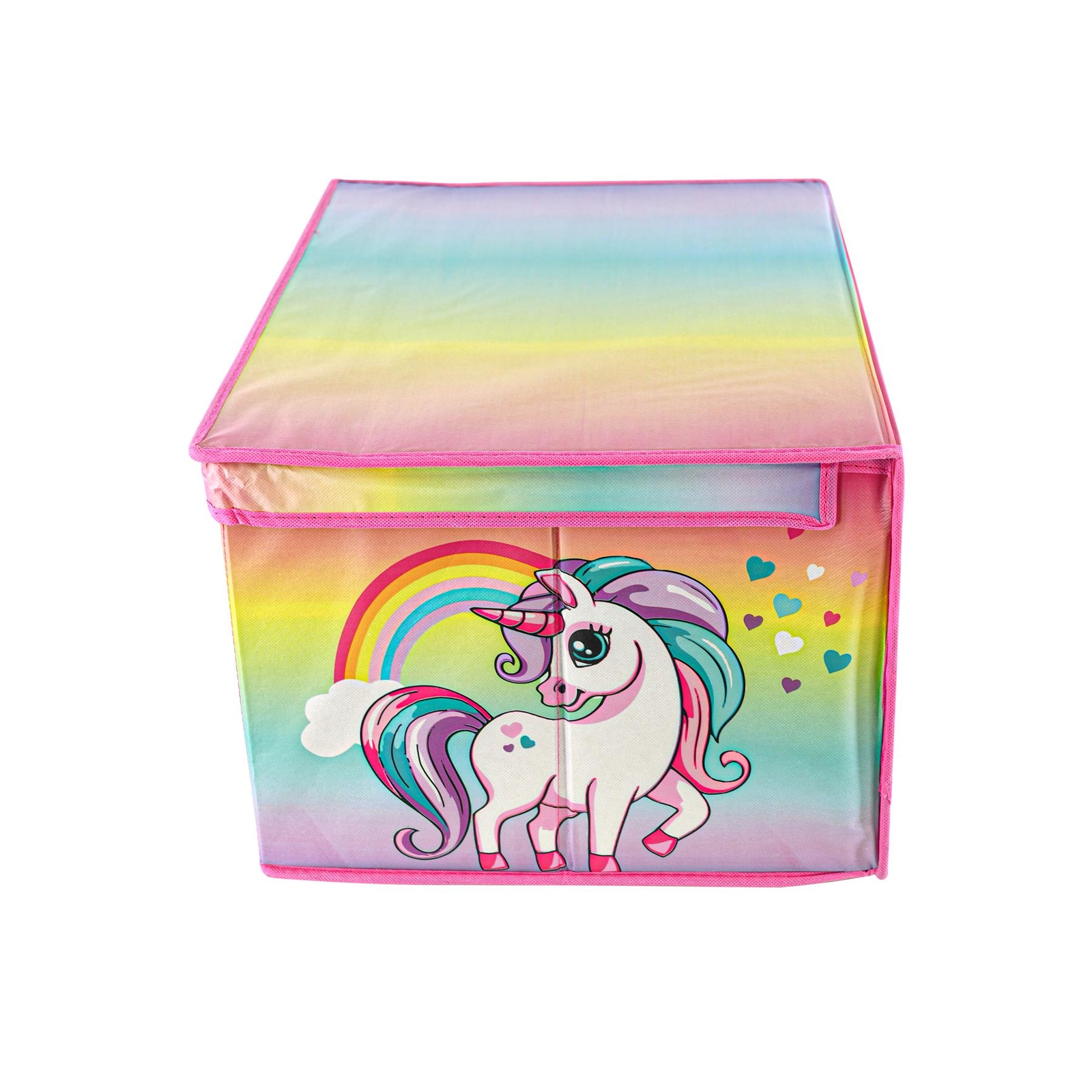 Toy Storage Folding Box Large Collapsible Jumbo Toy Chest Rainbow ...