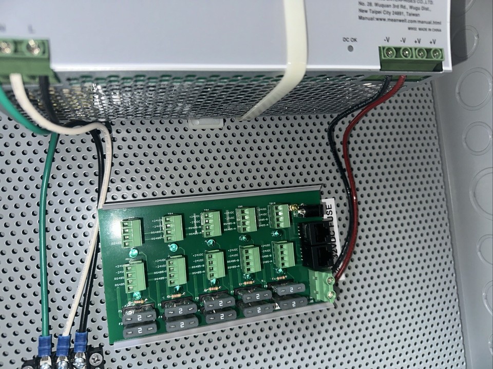 Somfy Power Panel 10 Motor Power Panel W Mean Well DRP-480s-24 Hoffman ...