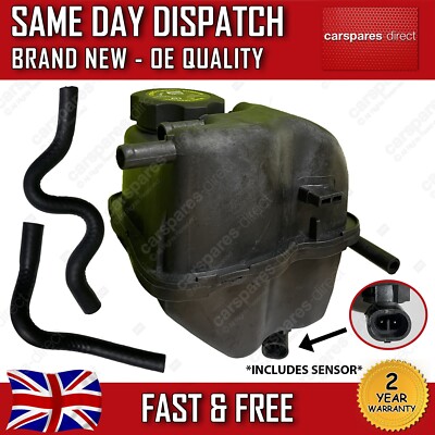 SAAB 9-3 2.8 TURBO V6 RADIATOR COOLANT EXPANSION HEADER TANK & SENSOR ...
