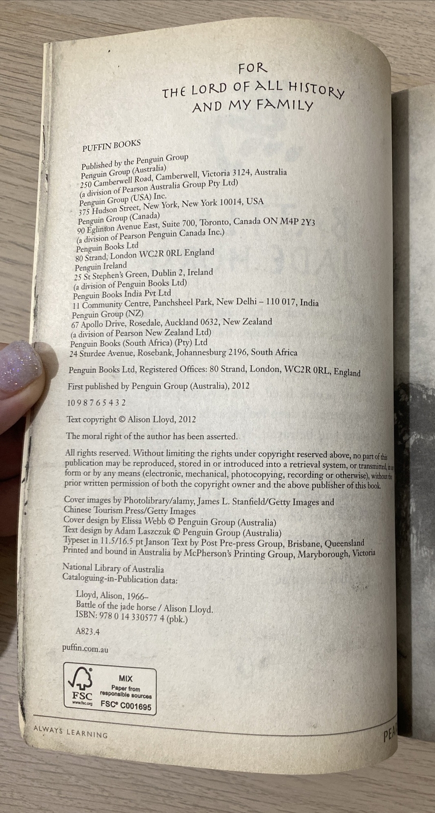 Battle of the Jade Horse by Alison Lloyd (Paperback) | eBay