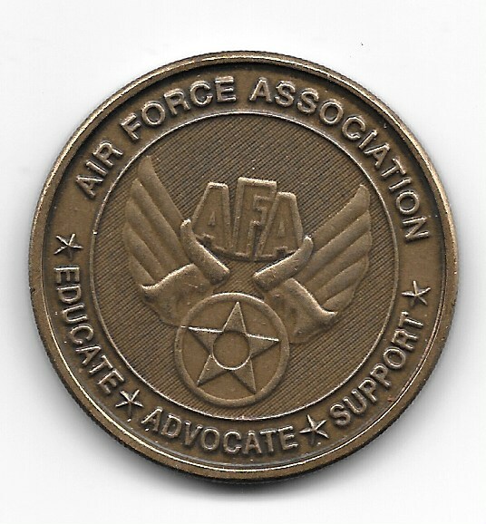 AIR FORCE ASSOCIATION P-51 MUSTANG CHALLENGE COIN, COLLECTOR'S SERIES ...