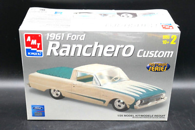 1:25 AMT ERTL 1961 Ford Ranchero Custom Truck Model Kit 38404 - New ...