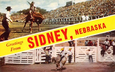 Greetings from Sidney Nebraska Rodeo | eBay