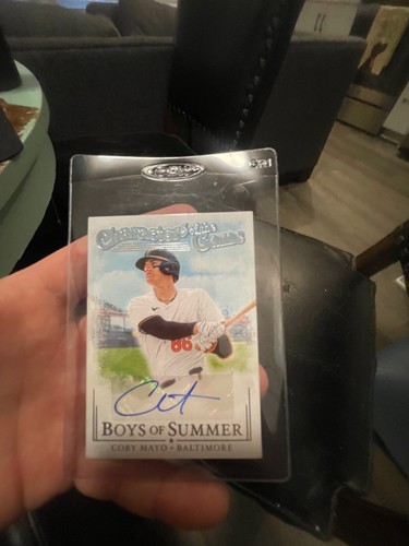 Coby Mayo 2024 Panini Boys of Summer Characters of the Game Auto /149 # ...