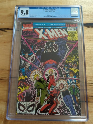 X-Men Annual #14 CGC 9.8 (1990) Arthur Adams Cover Gambit Appearance ...