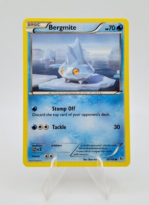Bergmite 30/106 XY Flashfire 2014 Pokemon Card | eBay