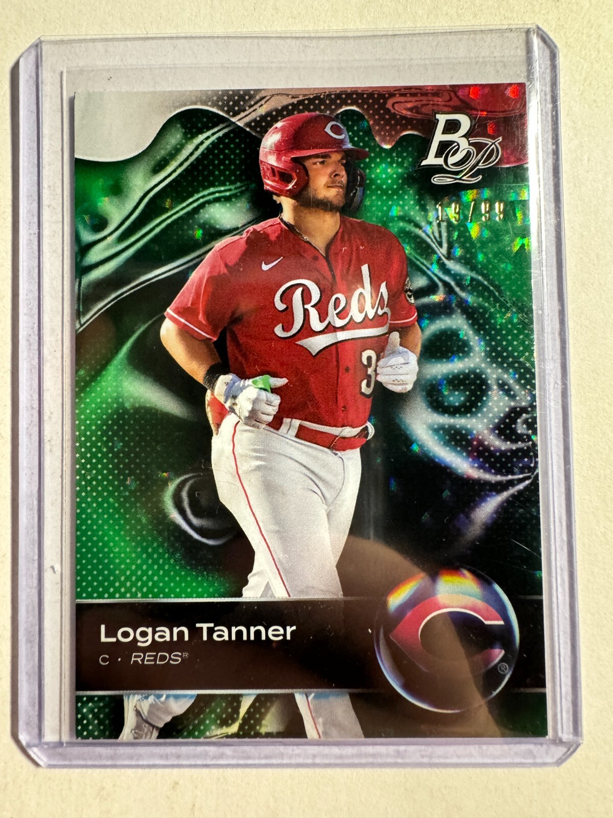 K150,135 - 2023 Bowman Platinum Top Prospects Green Ice #TOP20 Logan ...