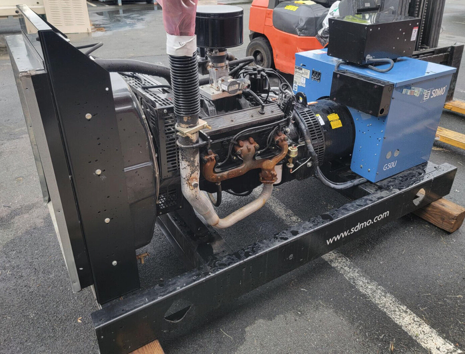 Kohler SDMO 50KW Natural Gas Generator - 208v/3PH - Tested, & Ready to ...