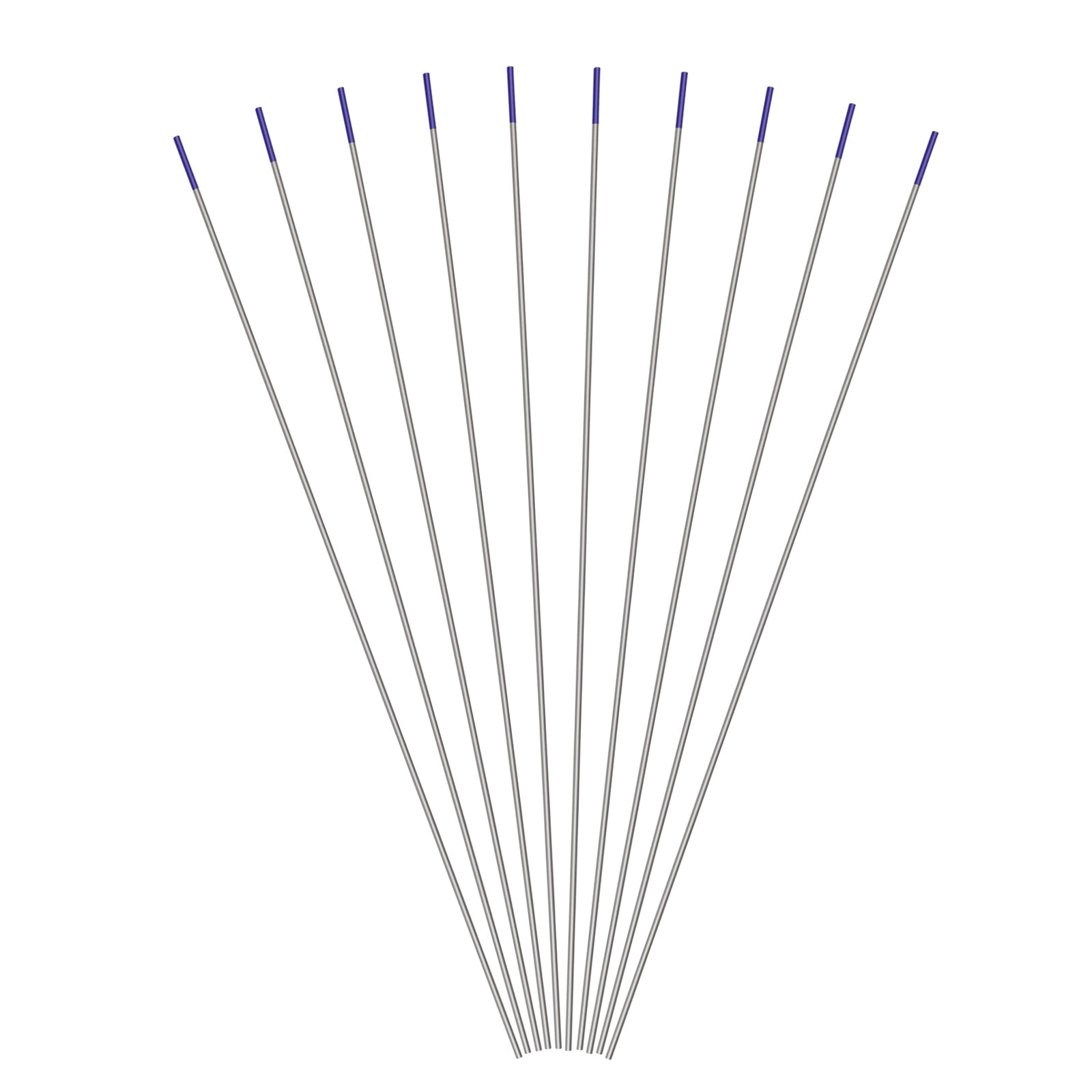 3/32"X7" Tungsten Electrodes 2% Lanthanated Blue TIG Welding Rod Blue ...