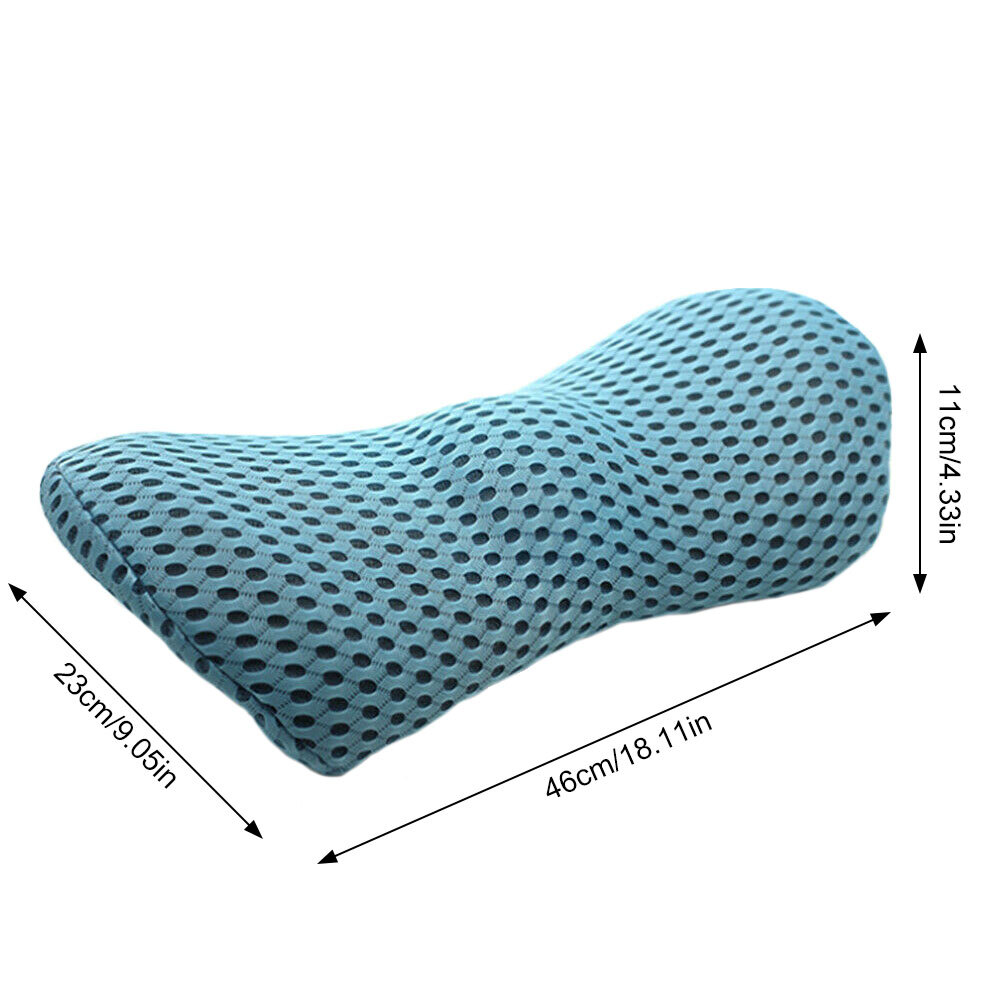 Lumbar Support Wedge Memory Pillow Bed Cushion For Sleep Lower Back ...