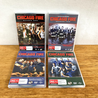 ️🍁 Chicago Fire Complete Seasons 1-4 1, 2, 3 & 4 24 Disc Set TV Series ...