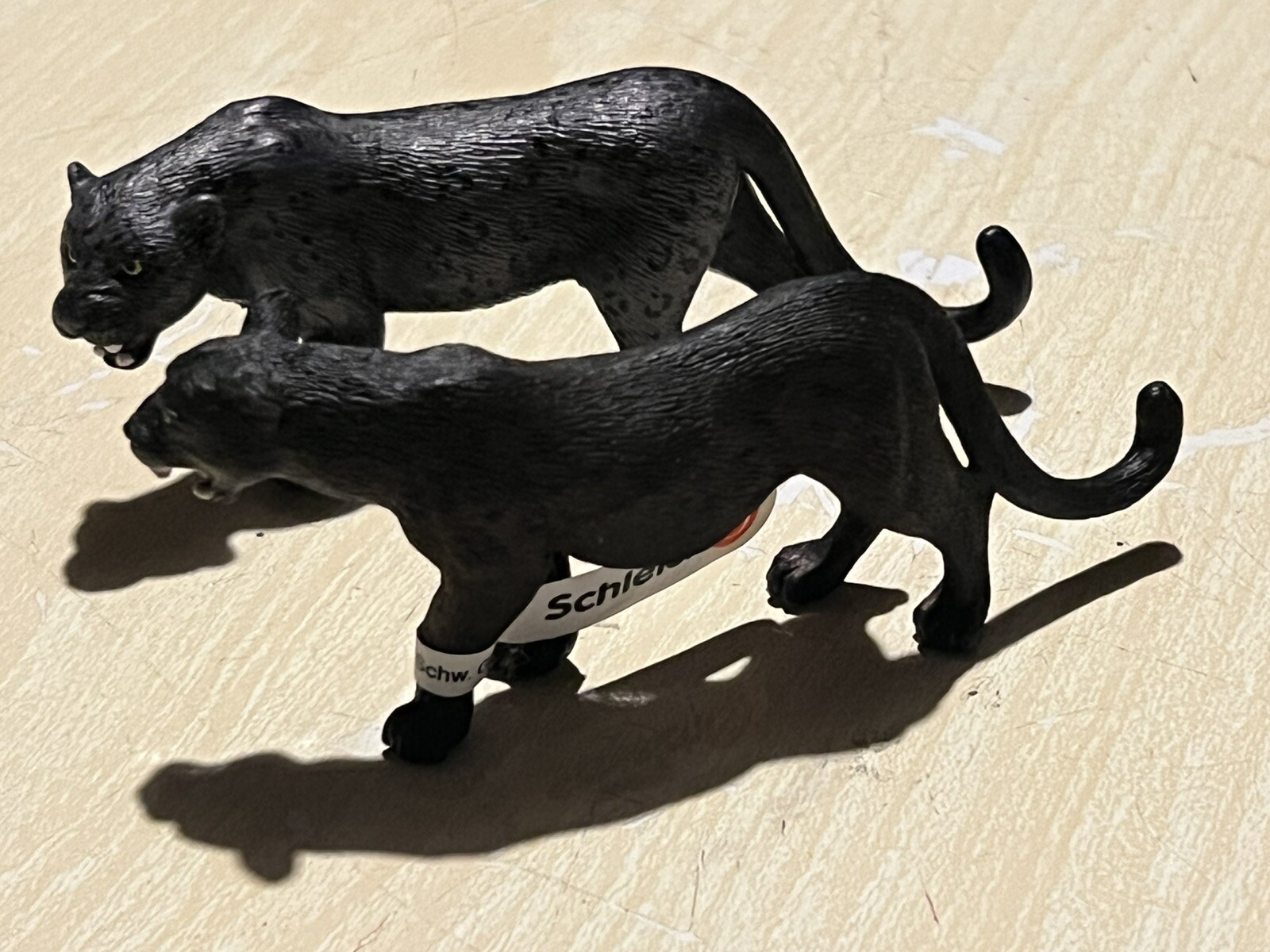 Schleich Black Panther Leopard Jaguar 2 Figure Bundle - Rare, Retired ...