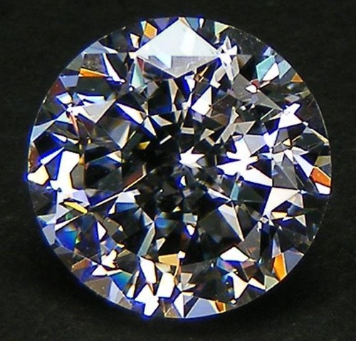 EXTRA BRILLIANT 100 FACETS ROUND 6 MM. WHITE CUBIC ZIRCONIA CZ | eBay