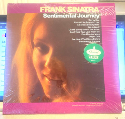 FRANK SINATRA "SENTIMENTAL JOURNEY" VINYL SEALED CAPITOL REISSUE SEALED ...