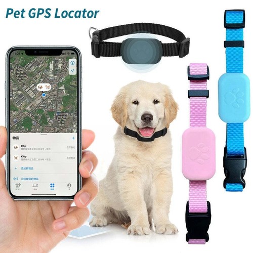 Mini Pet GPS Locator Tracker Waterproof Tracking Dog Cat Collar Anti ...