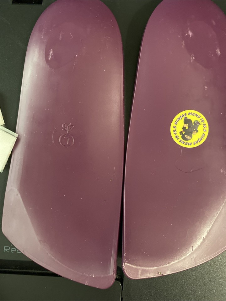 Samurai Insoles Ninjas Plantar Fasciitis Relief Arch Support Men’s 15 ...