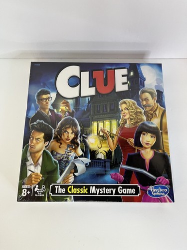 Hasbro Clue The Classic Mystery Board Game - Brand New & Factory Shrink ...