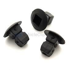 10x 8mm Expanding Nut Screw Mounting Plastic Grommet Fastener Audi VW ...