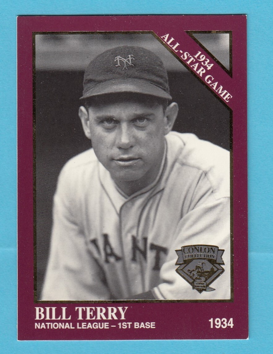 1994 The Sporting News # 1100 Bill Terry -- National League -- Box 125 ...