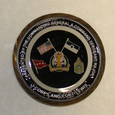 Lt. General Commander I Corps America's Corps Fort Lewis WA Army ...