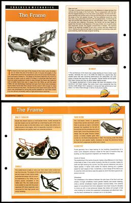 The Frame - Engines - Mega Bikes Hachette Fold-Out Card | eBay UK