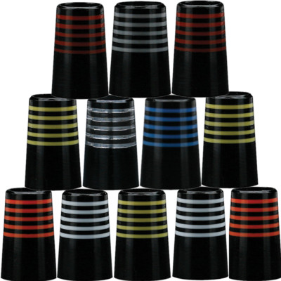 10 Ring Designer Iron Ferrules Multi Color, Fits .370" & .355" Shafts ...